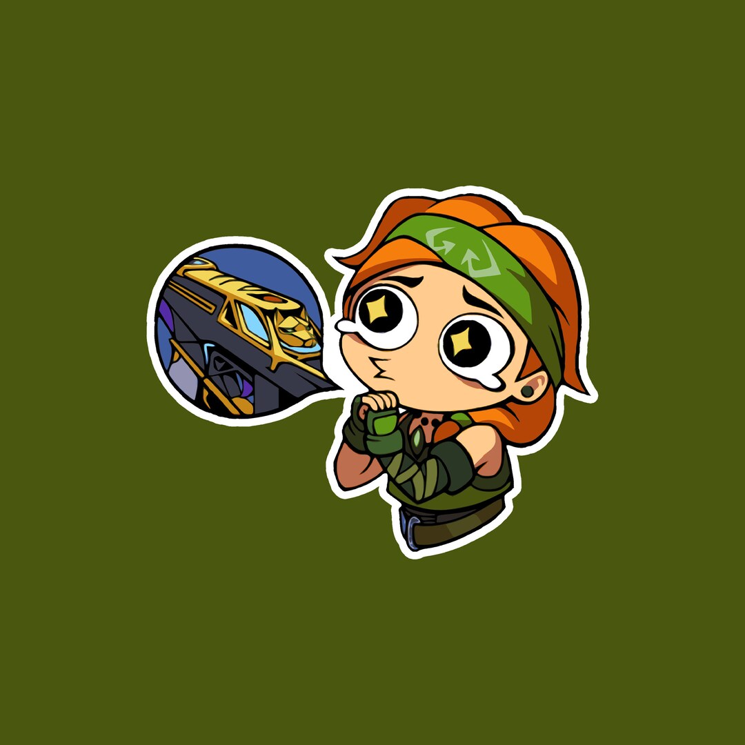 Skye Drop Skin Please Valorant Spray Waterproof Sticker - Etsy