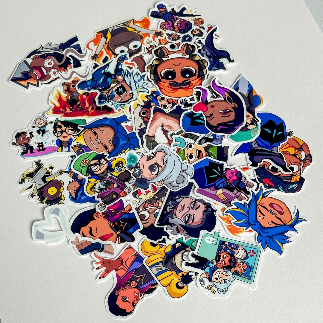 Choose Any Mini Stickers Valorant Waterproof Custom Stickers/decals - Etsy