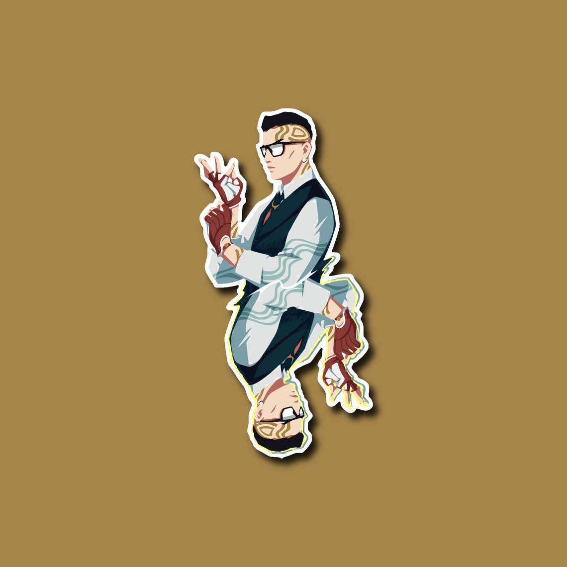 Chamber Seeing Double Valorant Spray Waterproof Sticker - Etsy Australia