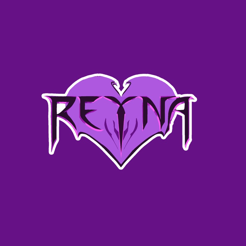 Reyna Name Spray Valorant Spray Waterproof Sticker - Etsy