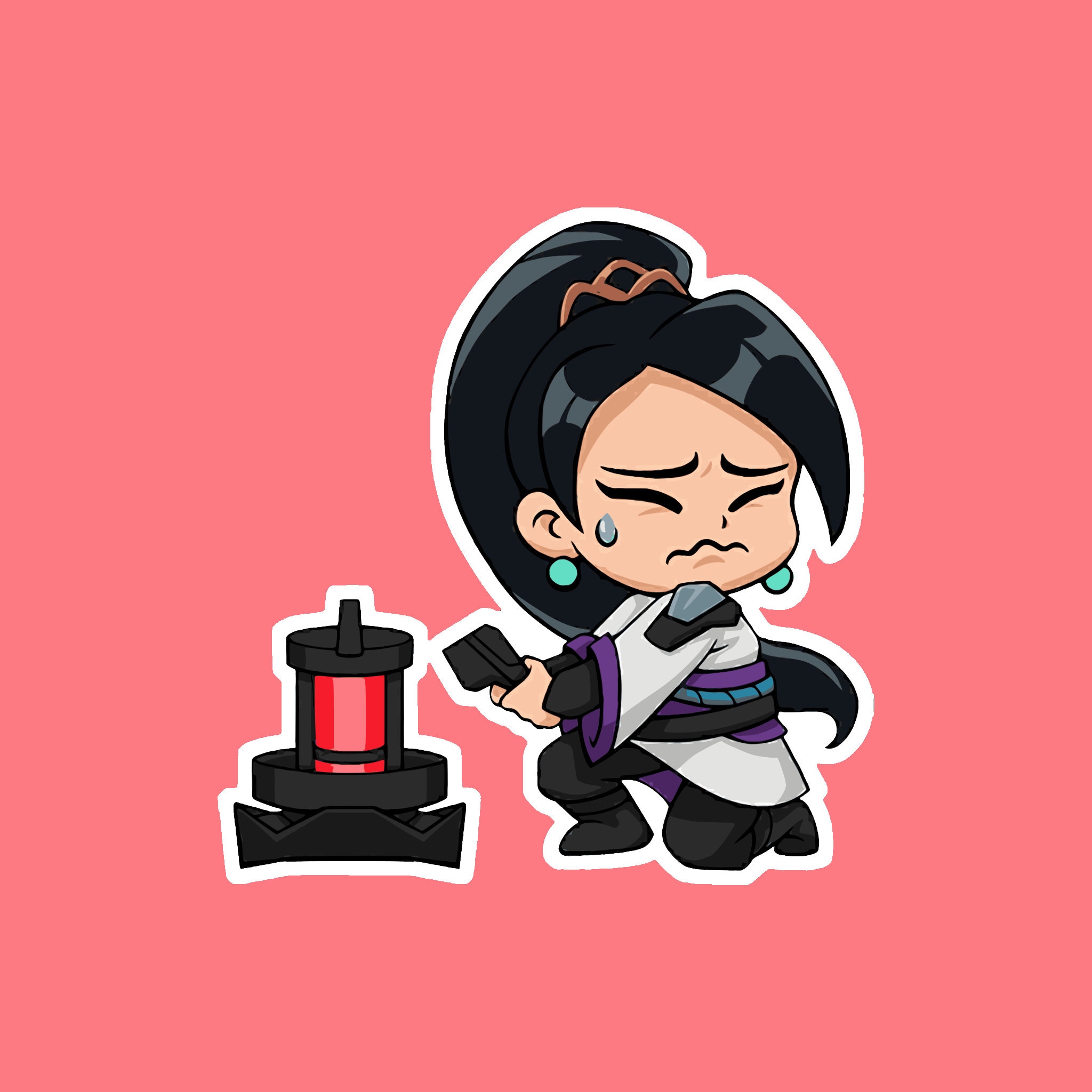 Sage Close Call Valorant Spray Waterproof Sticker - Etsy