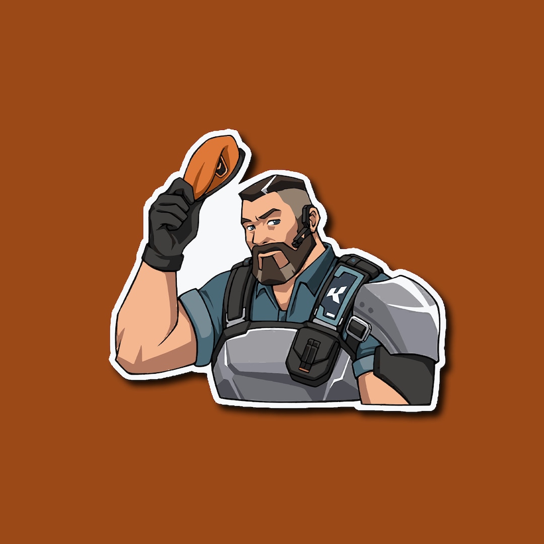 Brimstone No Cap Valorant Spray Waterproof Sticker, Episode 4 Act 3 - Etsy