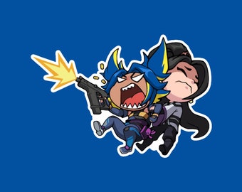 Skye Hawk Out Valorant Spray Waterproof Sticker - Etsy