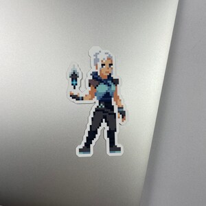 Valorant Pixel Agents Waterproof Stickers, Pixel Art, Waterproof ...