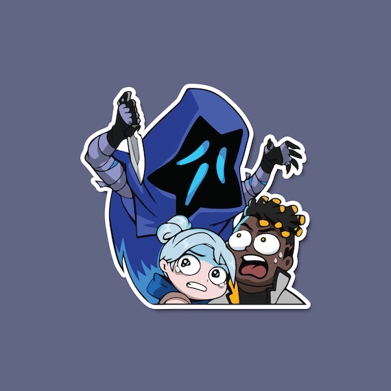 Behind You Omen Valorant Spray Waterproof Sticker New ACT 3 - Etsy