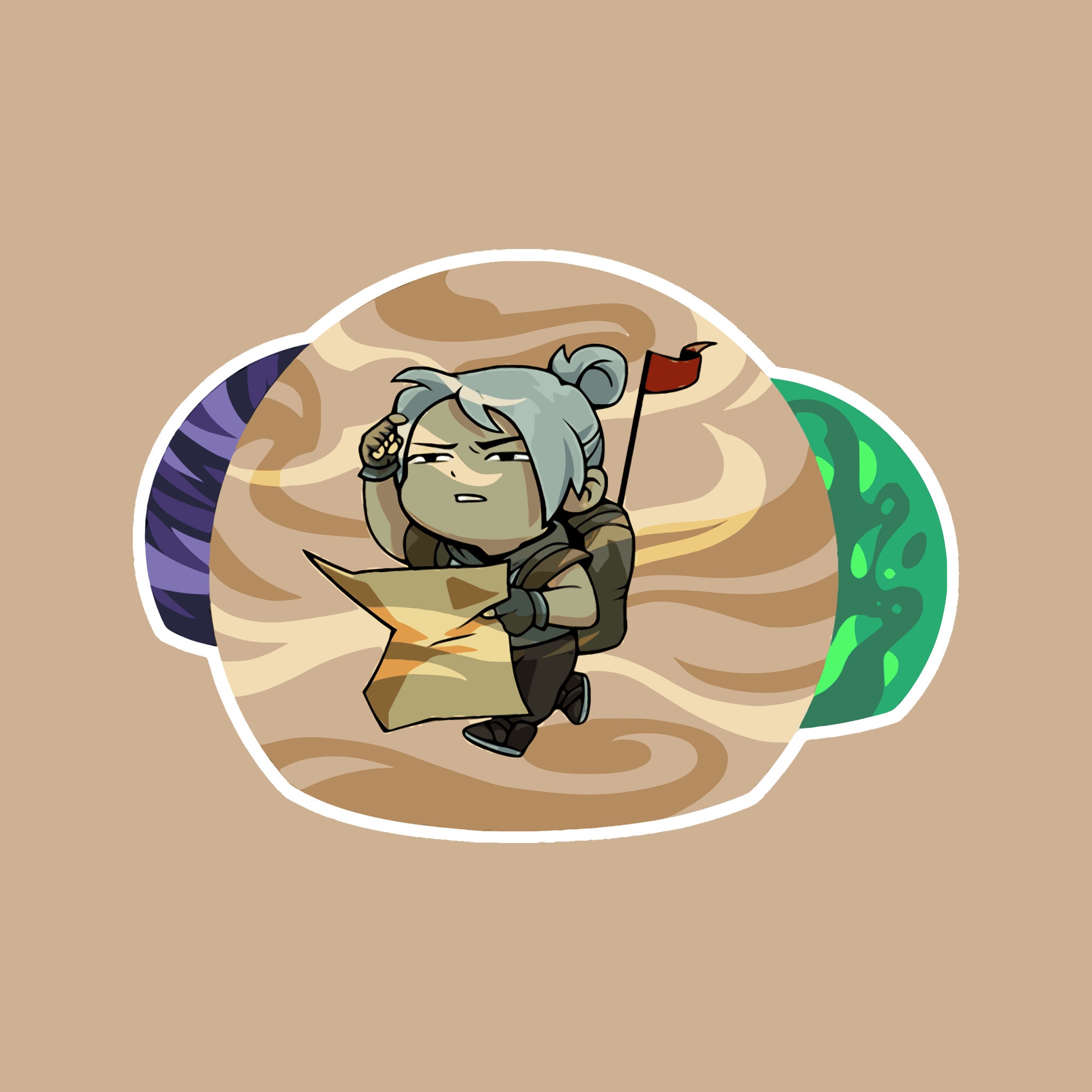 Jett Smoke Maze Spray Valorant Waterproof Sticker - Etsy