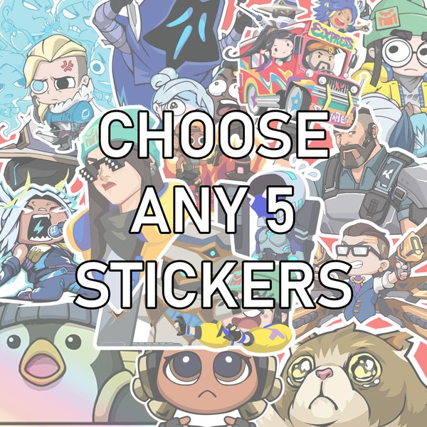 Valorant Stickers - Etsy