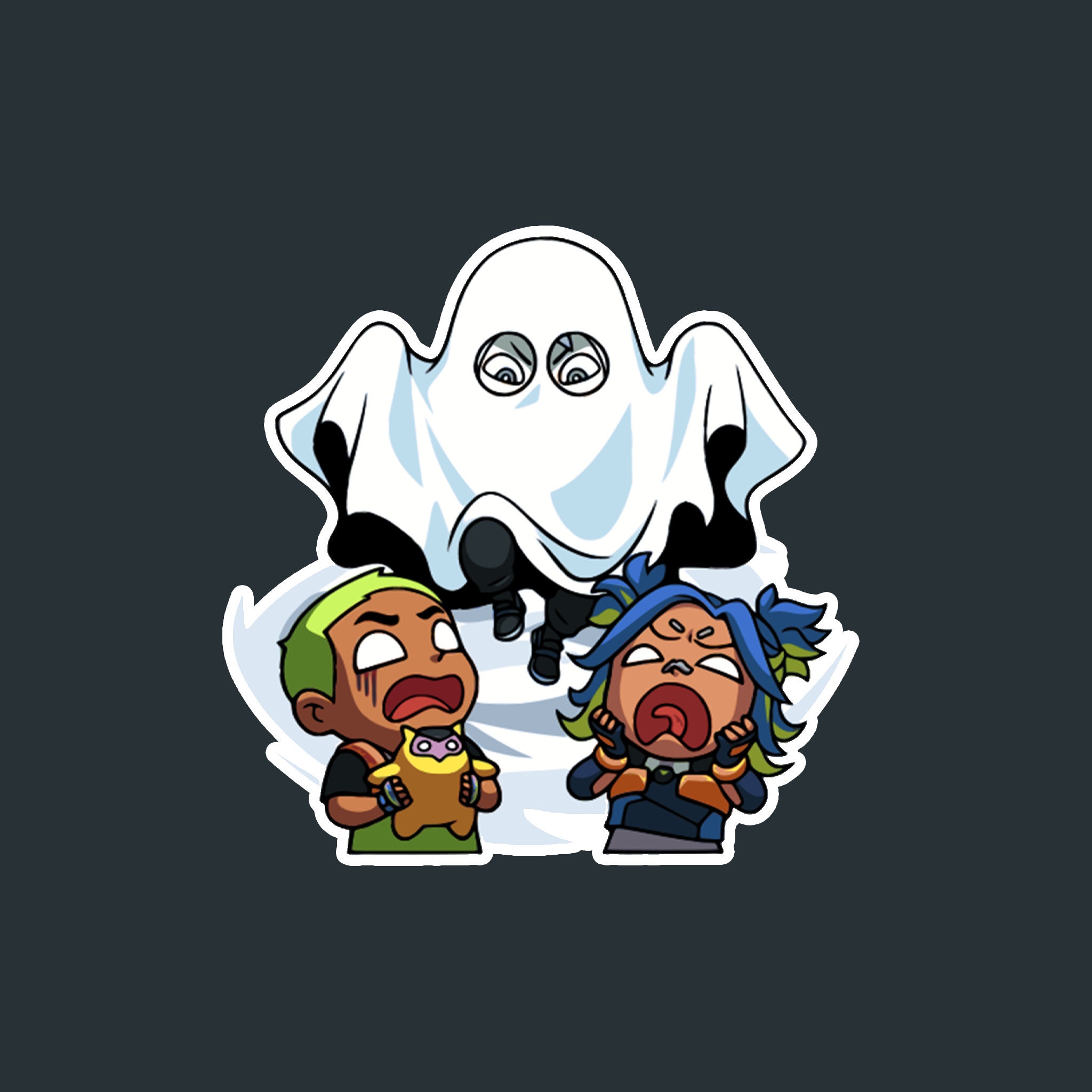 Jett/gekko/neon Updraft Scare Valorant Spray Waterproof Sticker - Etsy