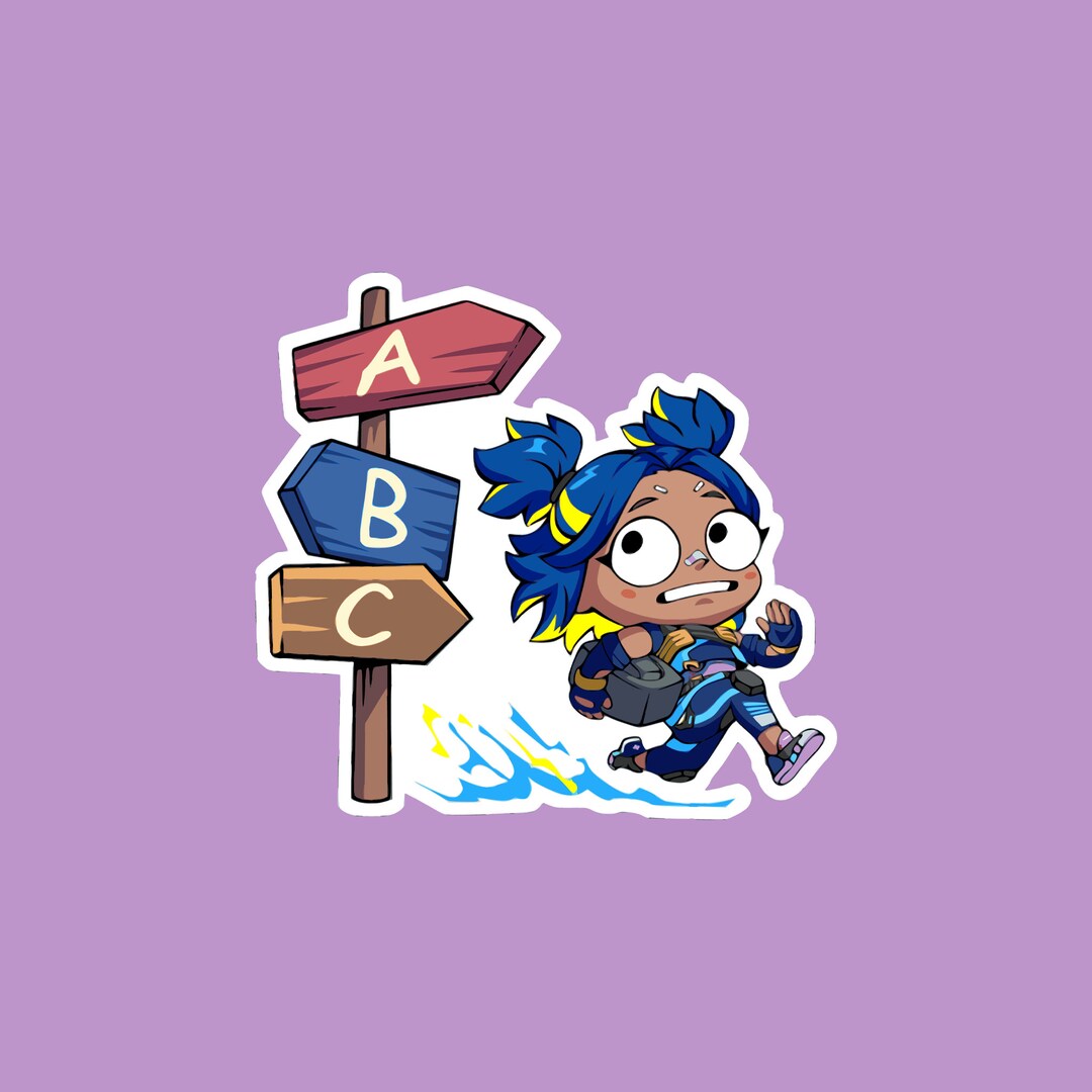 Neon You Are Here Valorant Spray Waterproof Sticker - Etsy