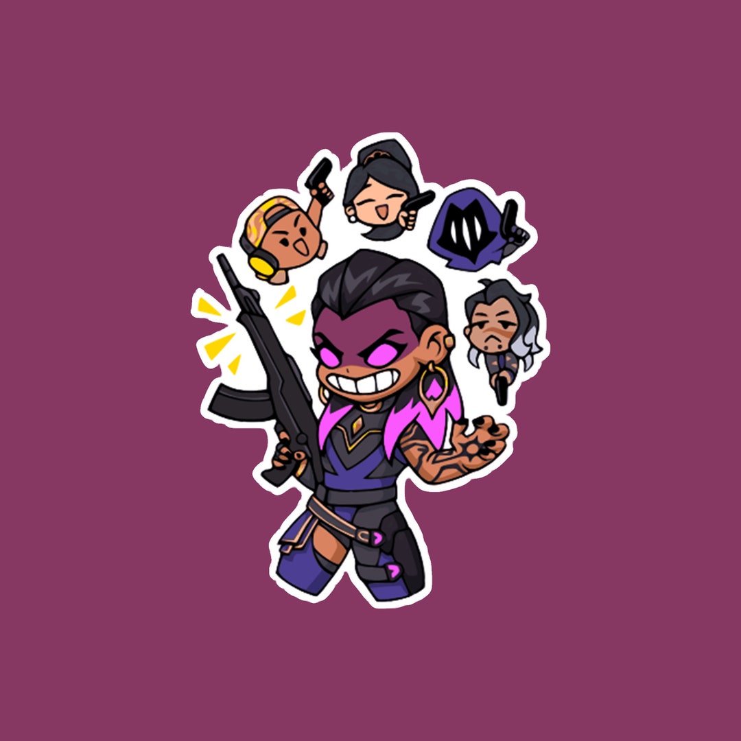 Reyna the Big Bet Valorant Spray Waterproof Sticker - Etsy
