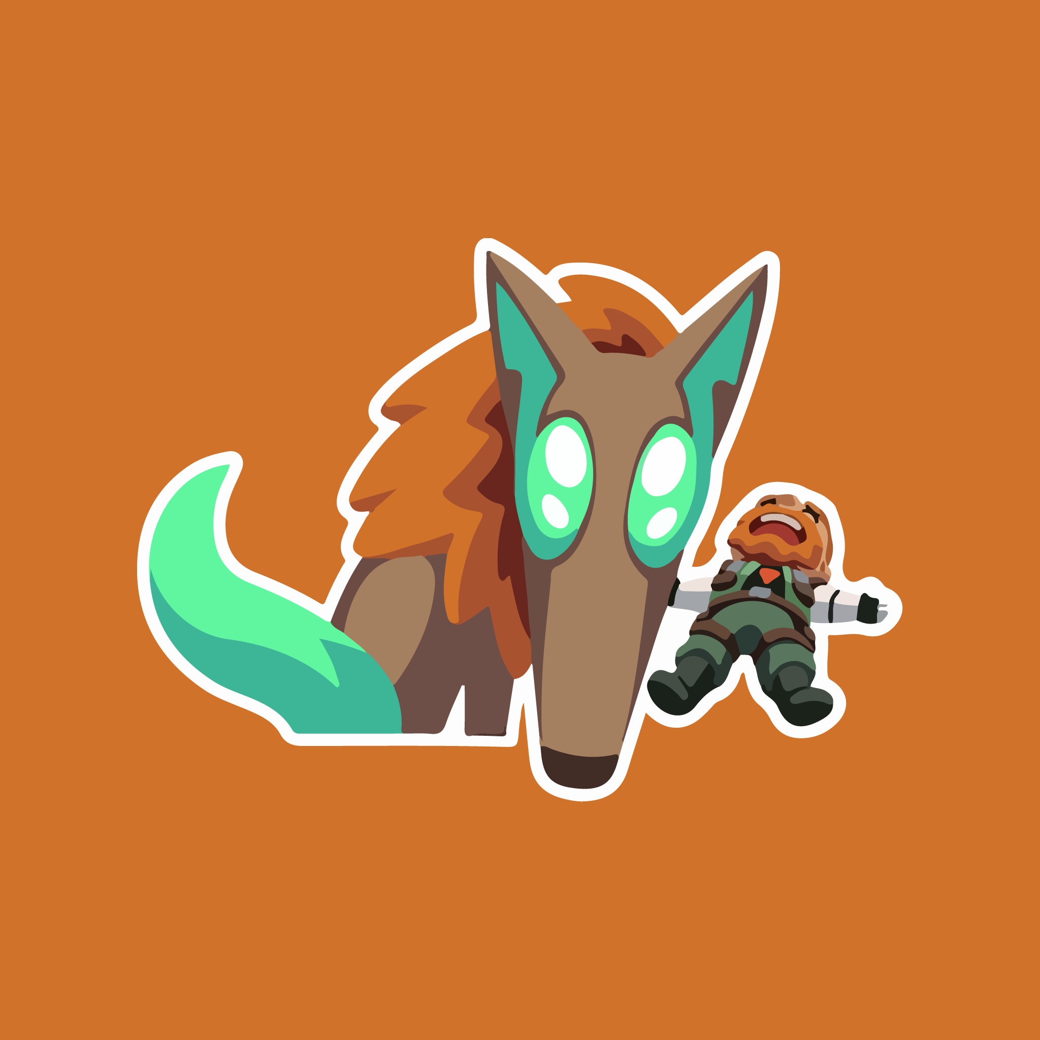 Skye/breach Loyal Look Valorant Spray Waterproof Sticker - Etsy