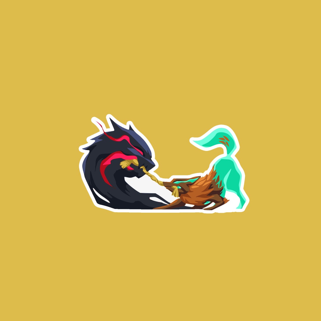 Skye/fade Tug of War Valorant Spray Waterproof Sticker - Etsy