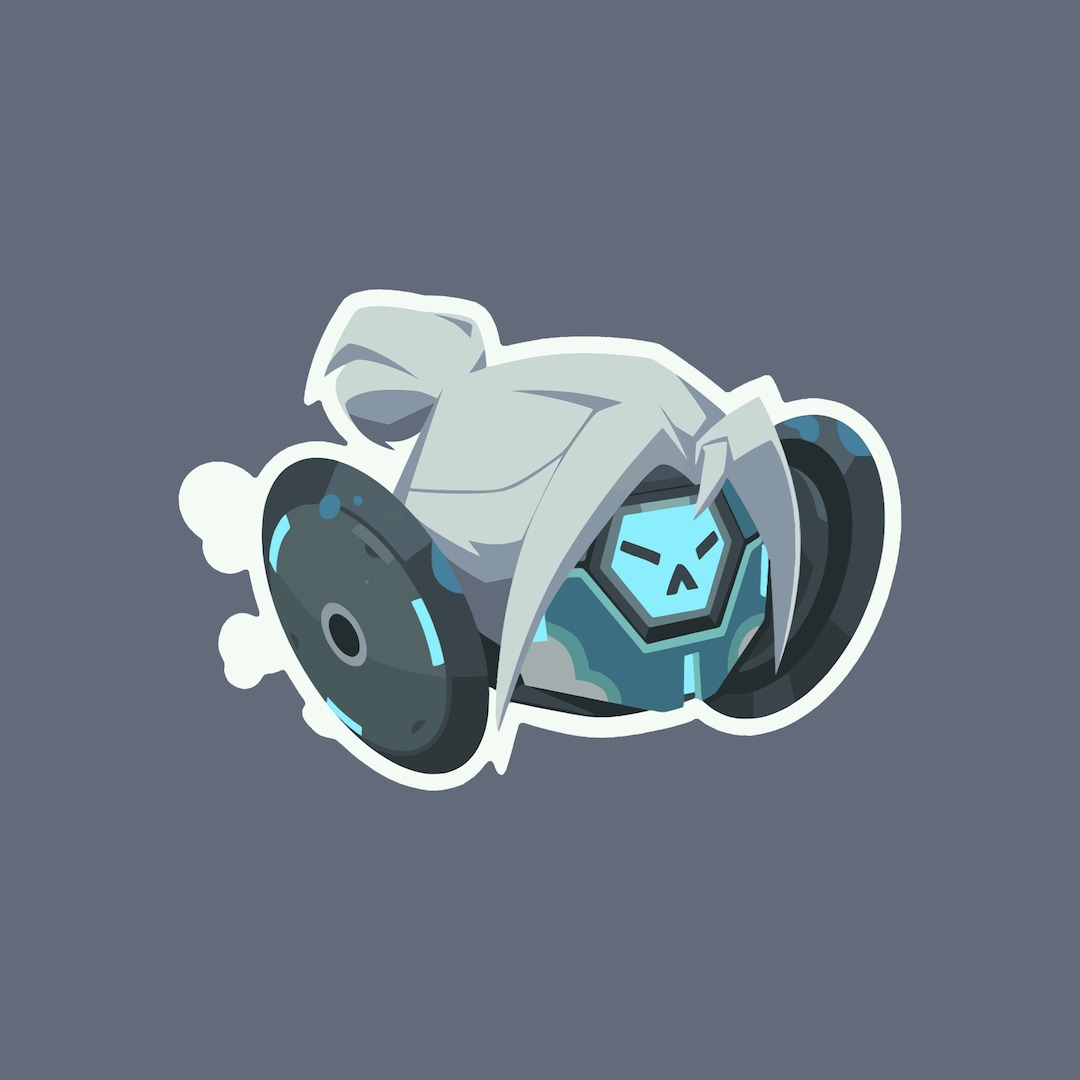 Jett-bot Valorant Spray Waterproof Sticker - Etsy