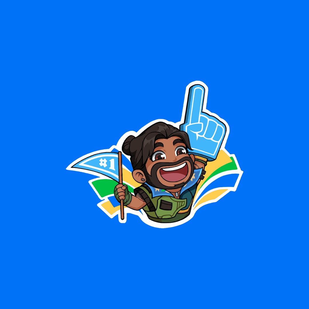 Harbor Number 1 Fan Valorant Spray Waterproof Sticker - Etsy