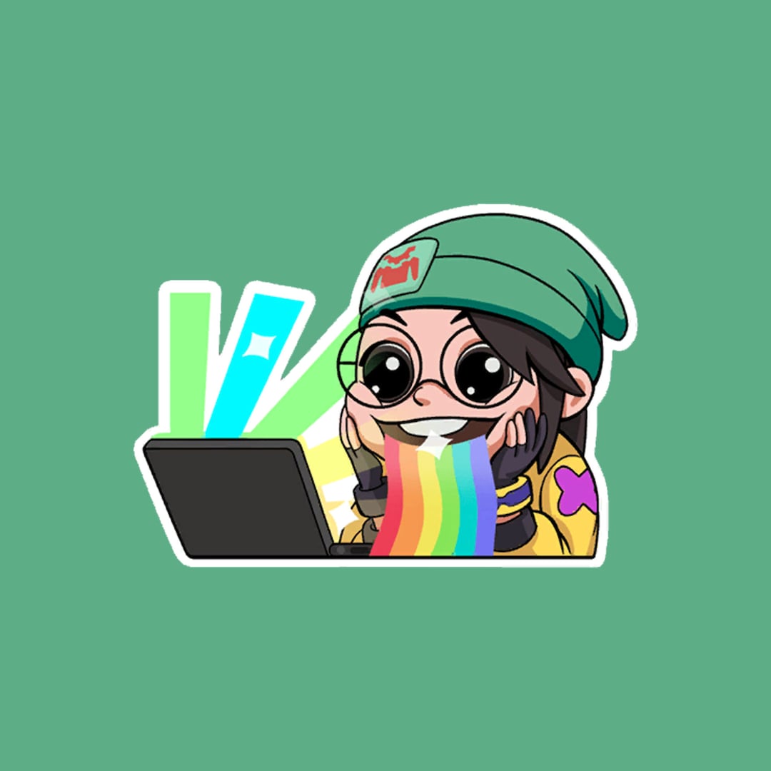 Killjoy Cuteness Overload Valorant Spray Waterproof Sticker - Etsy