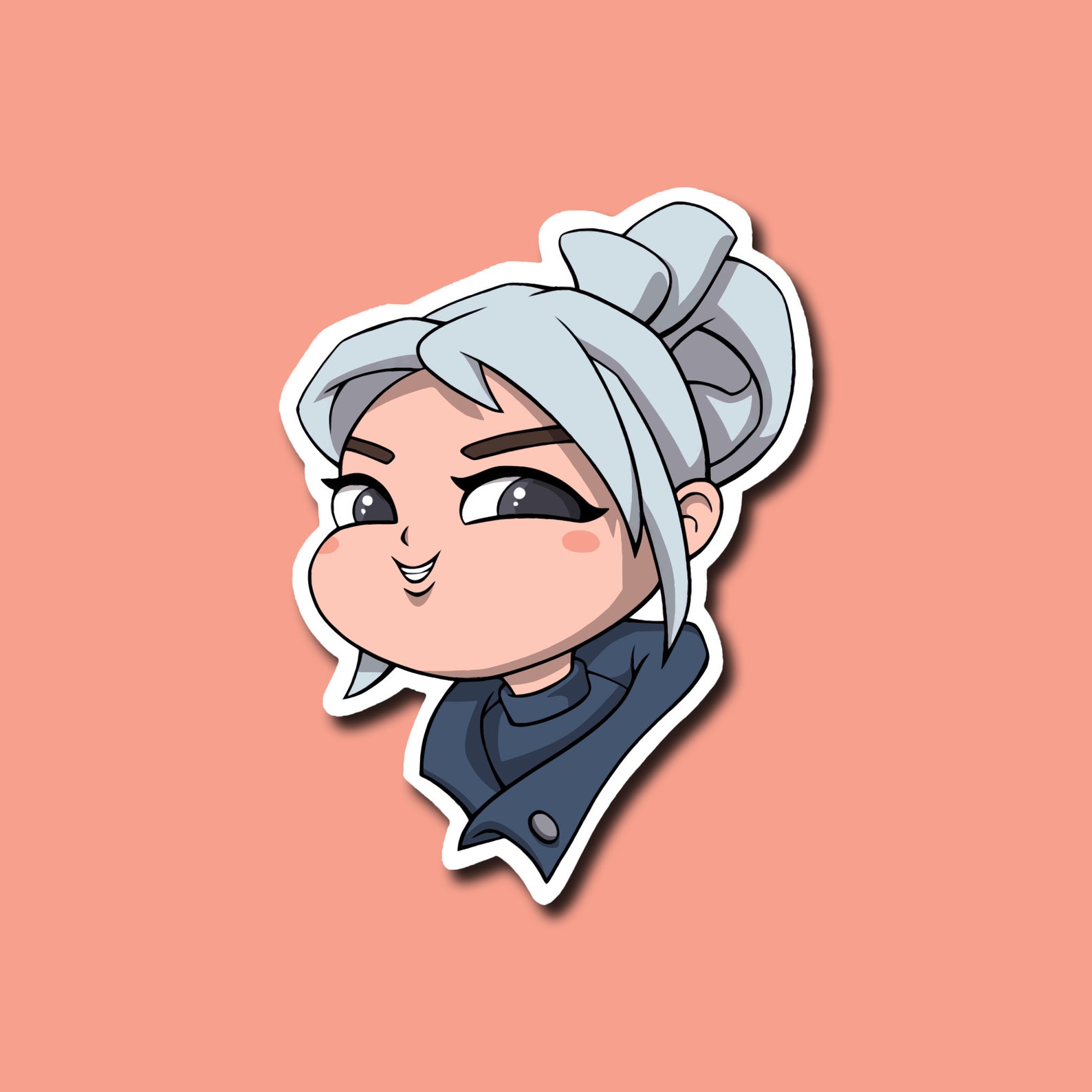 Jett Embarassing! Valorant Spray Waterproof Sticker - Etsy