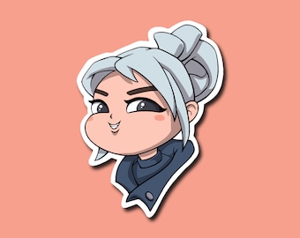 Sage Sticker Valorant Sage Fan Art Sticker Cute Sticker Gaming Stickers ...