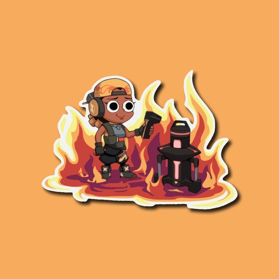 Raze This is Fine Valorant Spray Waterproof Sticker Episode 2 - Etsy ...