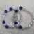 Zeta Phi Beta | Blue and White Line Number Bracelet - Etsy