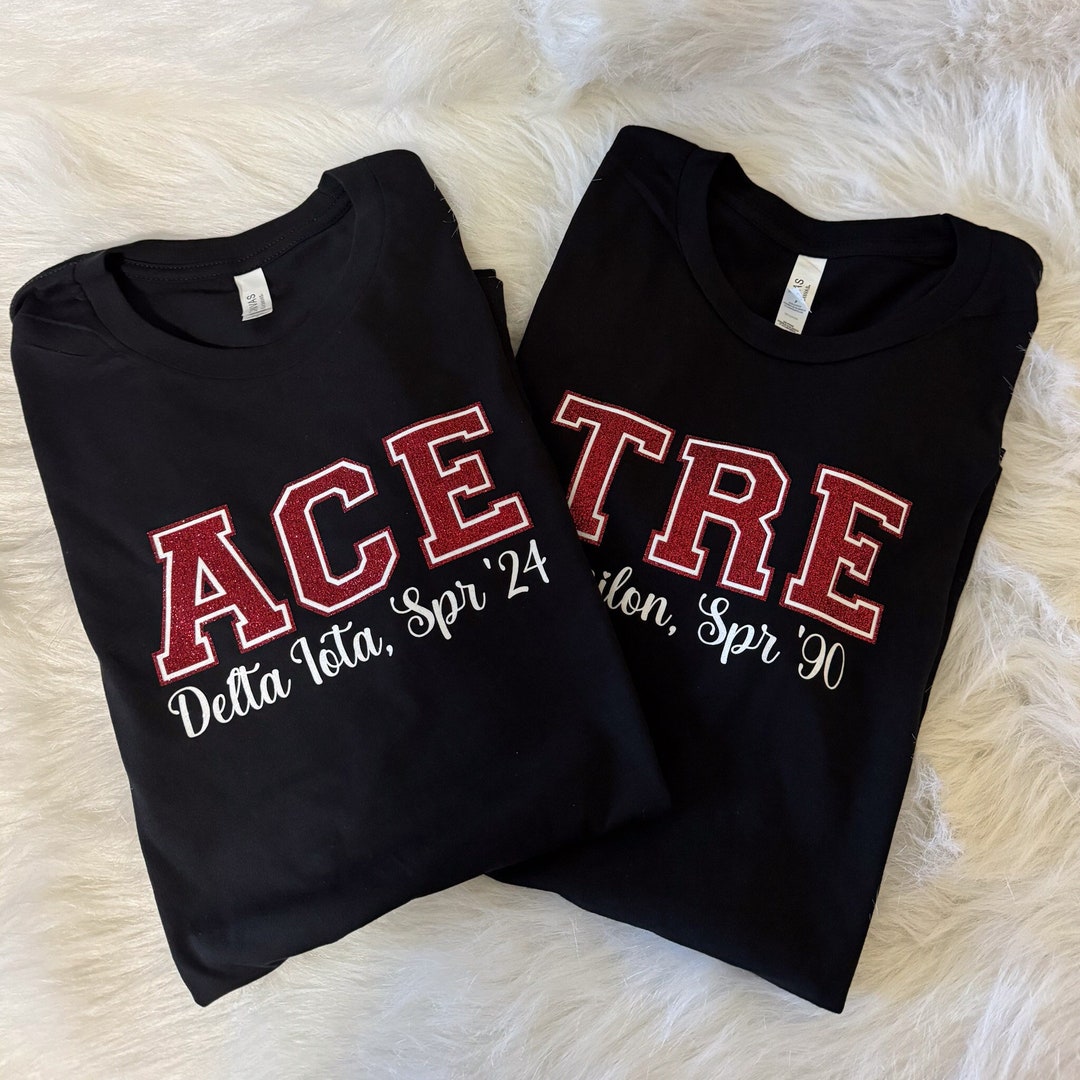 Crimson and Cream Short-sleeve Line Number and Chapter Shirt | Red and ...