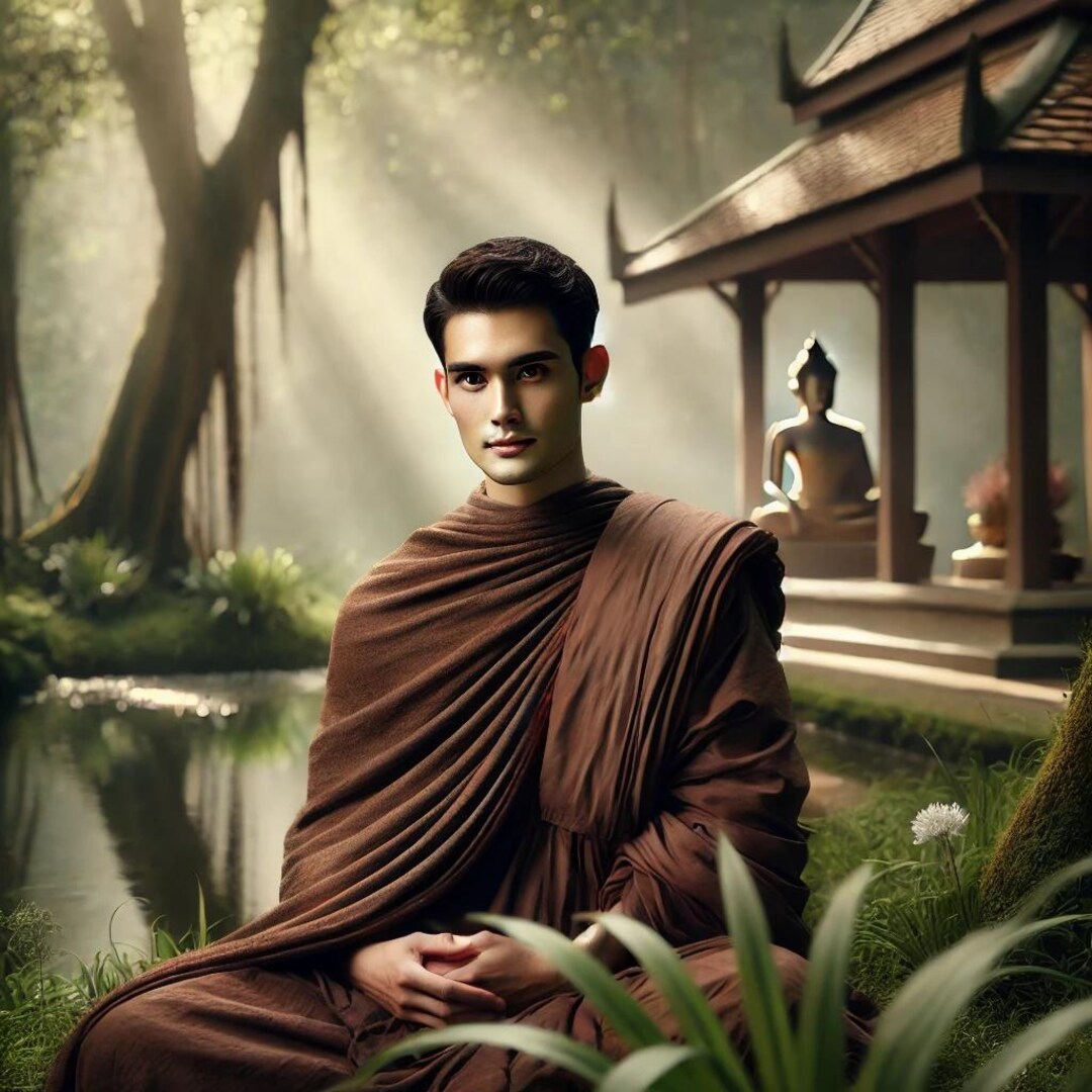 Monk Spirit / Meditation Guide/ Buddhist Principle/ Simplicity - Etsy