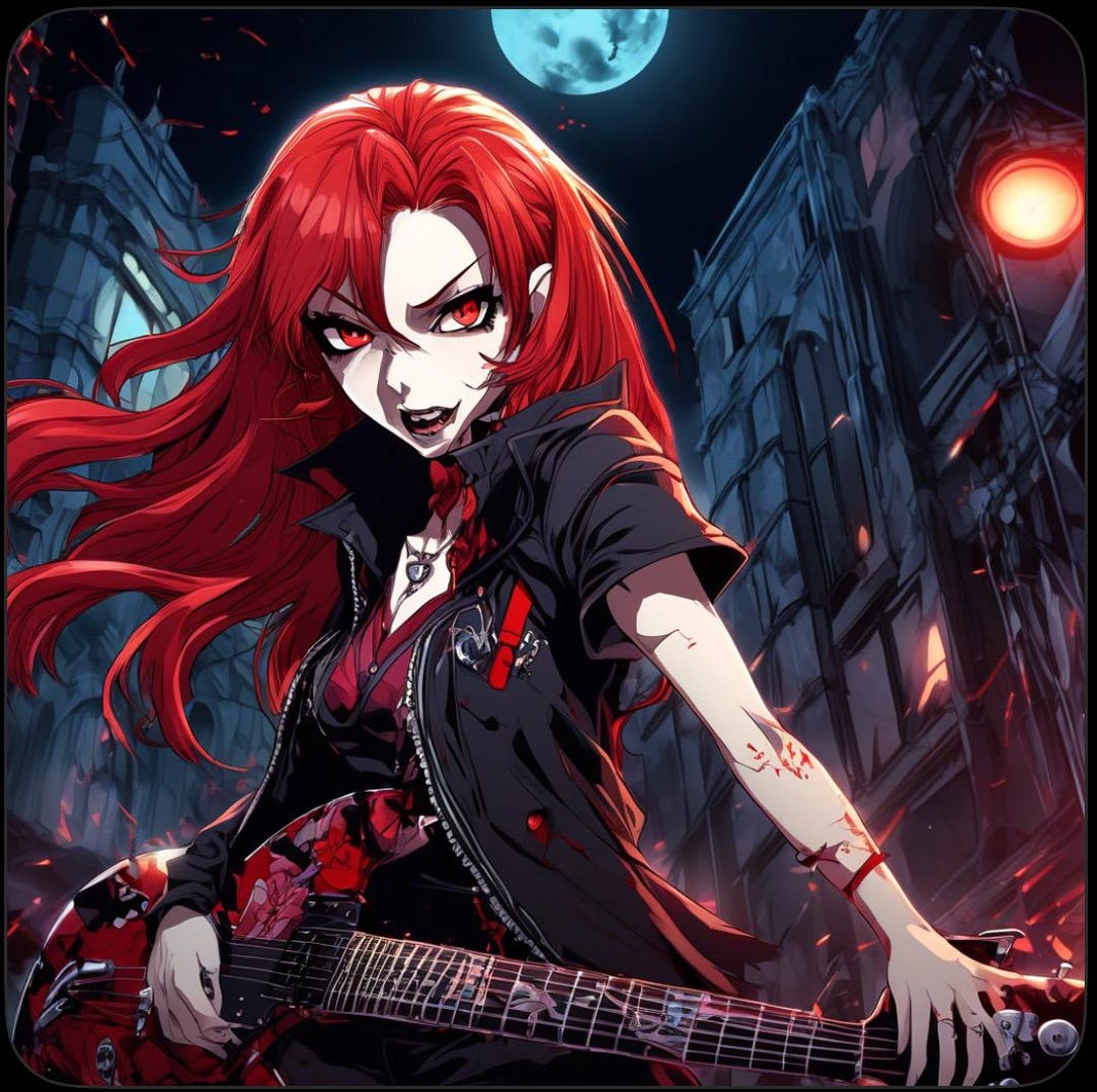 Sanguine Vampire London Rock and Roll Fierce, Feisty Loyal to a Fault ...