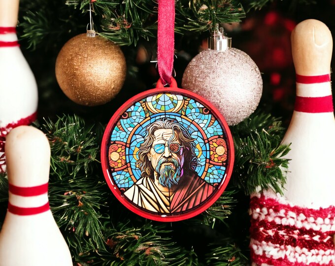 Holographic Lebowski Dude 3D Printed Epoxy Handmade Gift Perfect ...