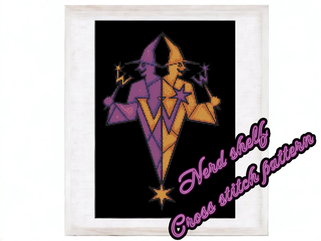 Stained Glass Magical Joke Shop Cross Stitch Pattern - Etsy