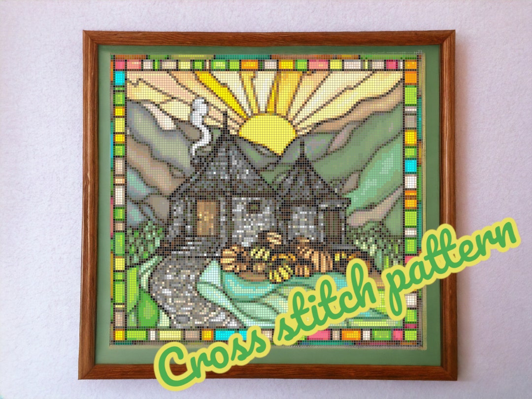 Groundskeeper Hut Cross Stitch Pattern - Etsy