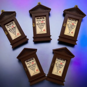 3D Printed Handmade Proclamation Christmas Tree Decoration Hand Painted ...