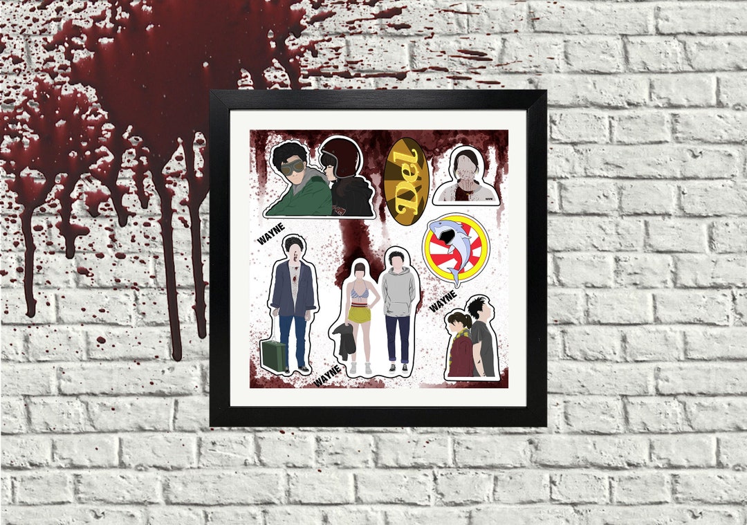 Wayne Themed Sticker Sheet Digital Art File Including SVG Cricut Vector ...