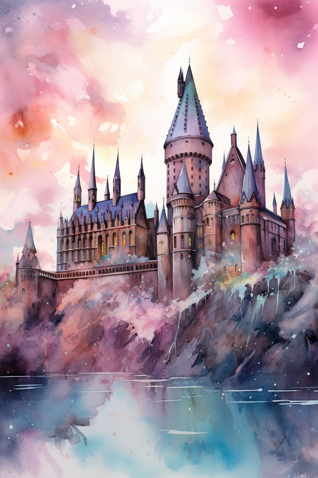 The Wizard Castle Art Print - Etsy