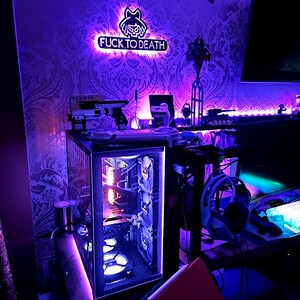 Cyberpunk the Moxes Club Sign - Etsy