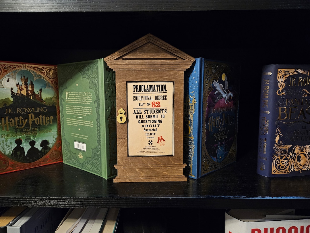 27cm Wooden Handmade Umbridge Proclamation Hand Painted Replica Prop ...