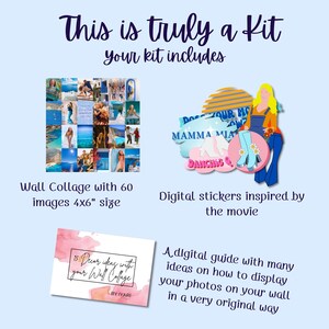 Mamma Mia Wall Collage Kit, 60 PCS, Mamma Mia Movie Photo Collage ...