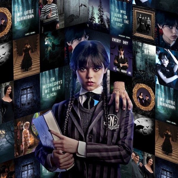 Wednesday Addams Posters - Etsy