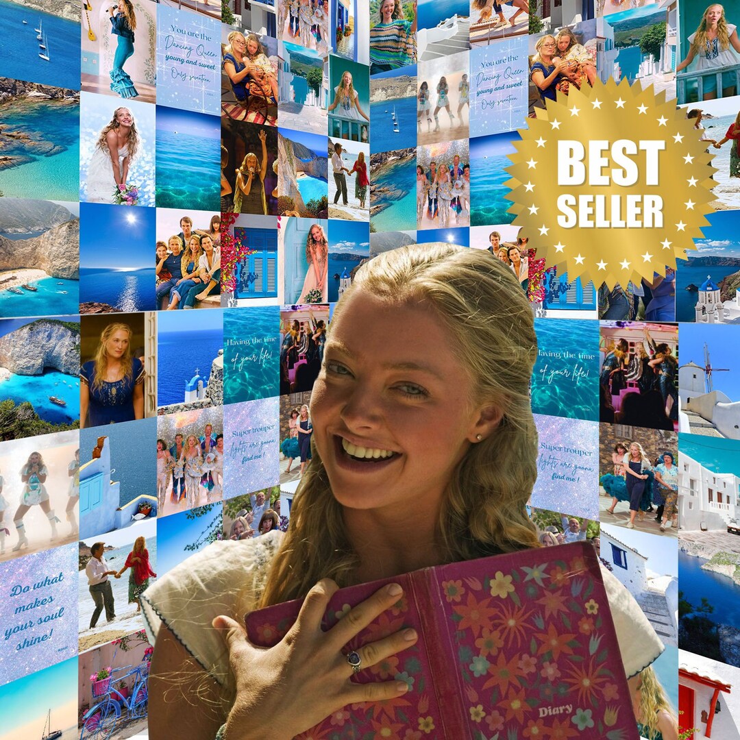 Mamma Mia Wall Collage Kit, 60 PCS, Mamma Mia Movie Photo Collage ...