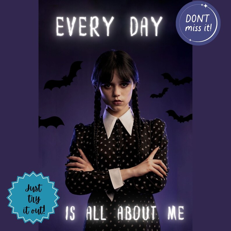 Wednesday Addams Wall Collage, Wednesday Decor Posters Wednesday Wall ...