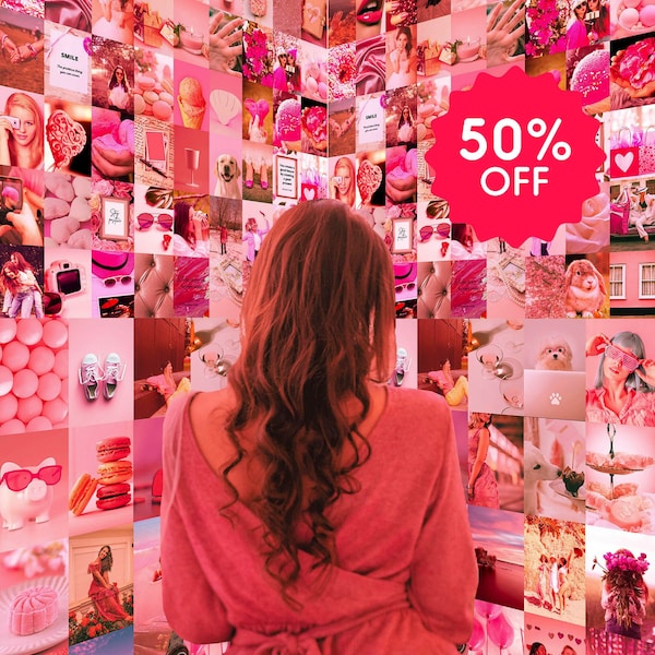 Pink Photo Collage - Etsy