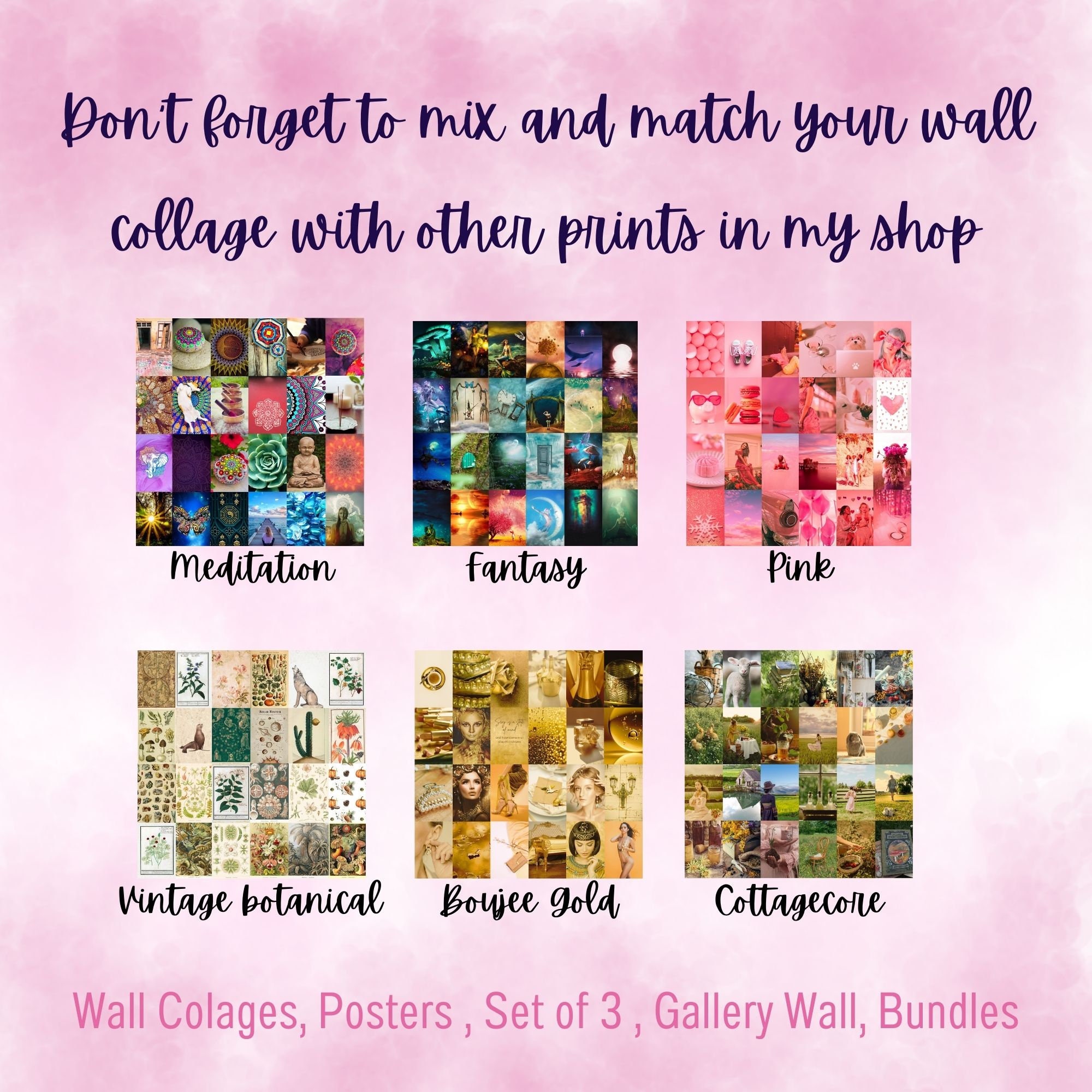 144 PCS Angelcore Aesthetic Wall Collage Kit, Angelcore Photo Collage ...
