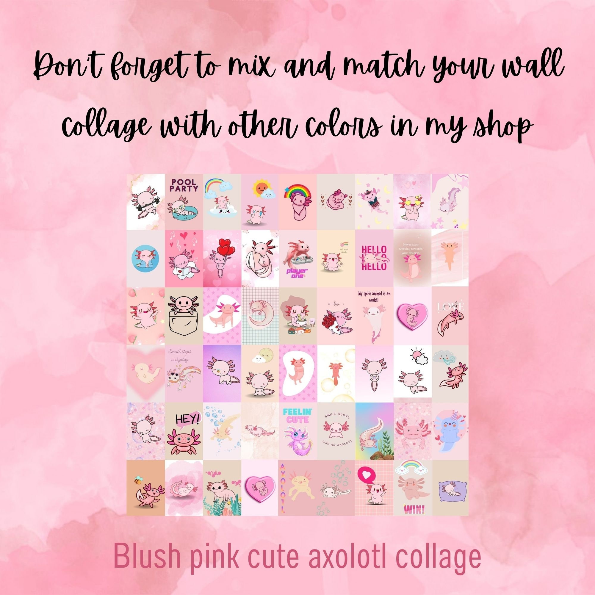 Romantic Pink Wall Collage, 100 PCS, Pink Pastel Collage, Pink Room ...