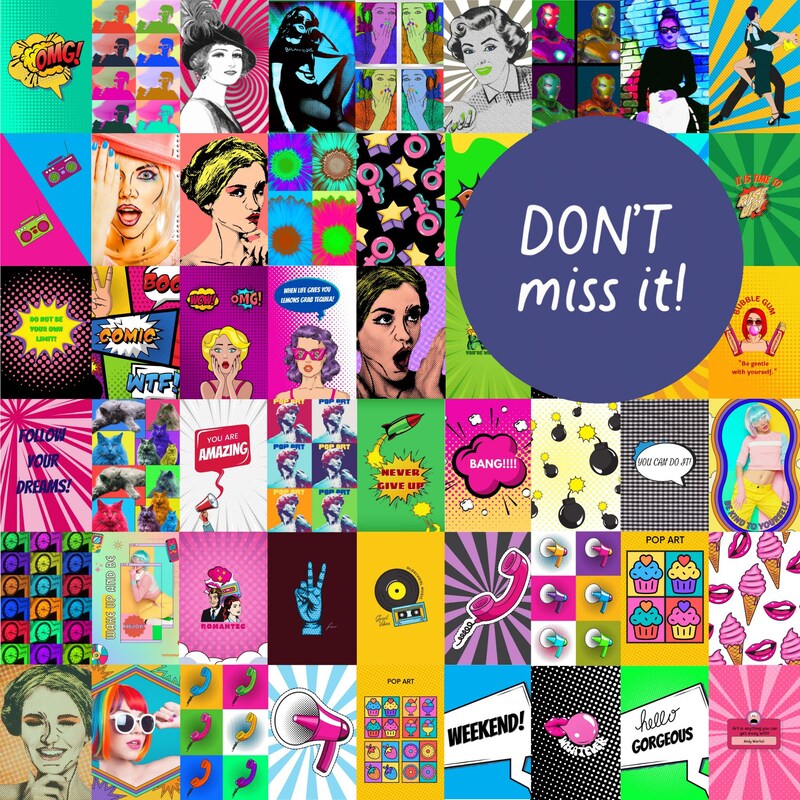 Pop Art Collage - Etsy
