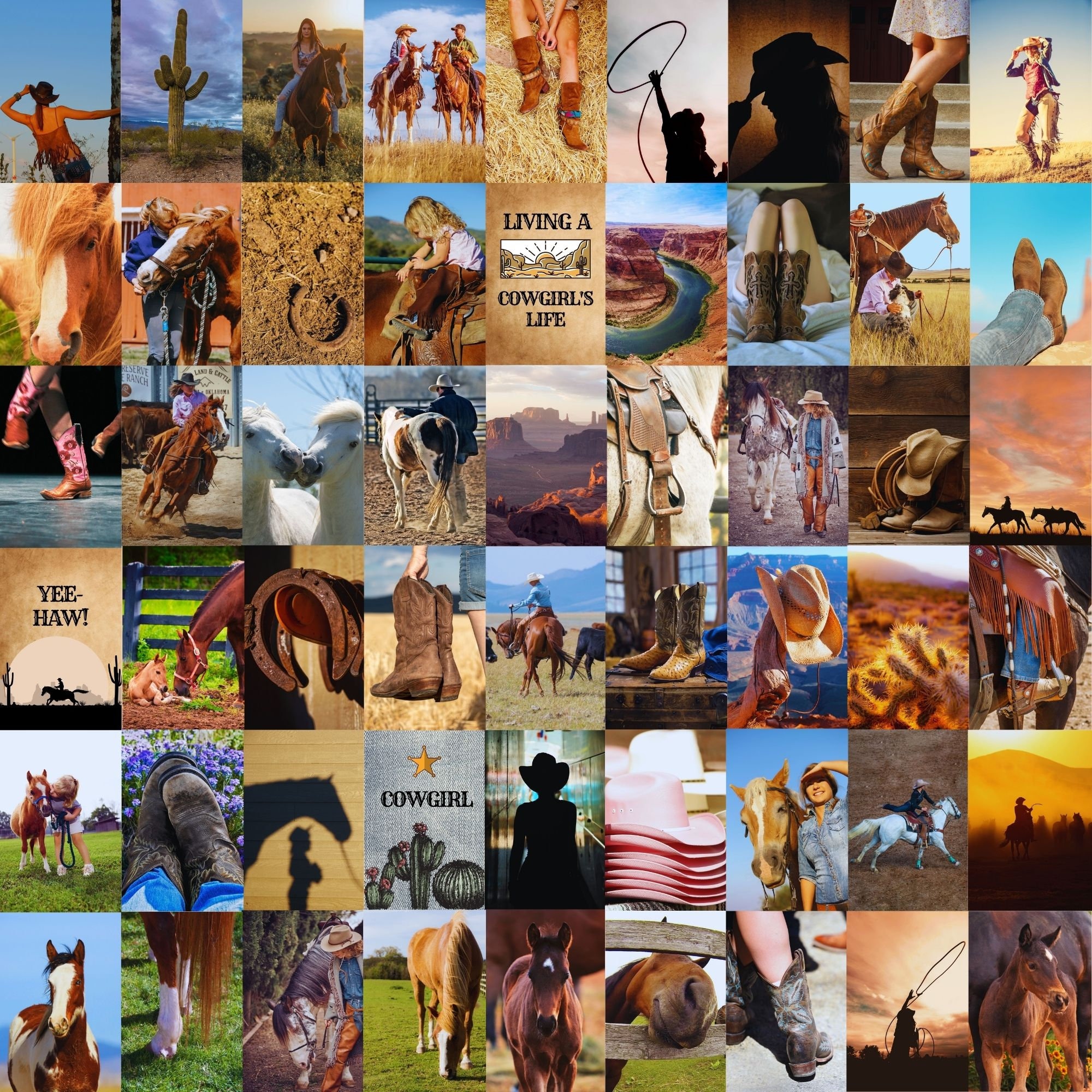 Colage Thousands Of Photos