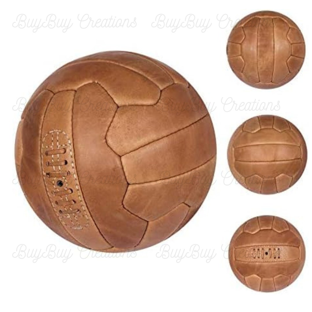 1960'S SOCCER BALL Vintage Leather Ball Leather Sports - Etsy
