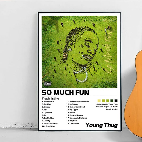 So Much Fun Album Cover - Etsy