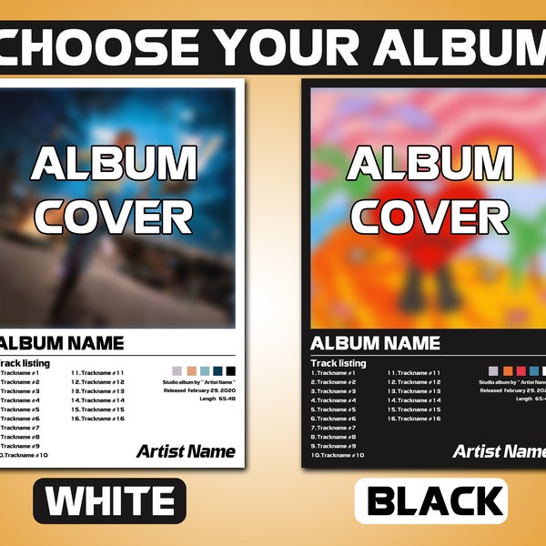 Album Cover Posters - Etsy