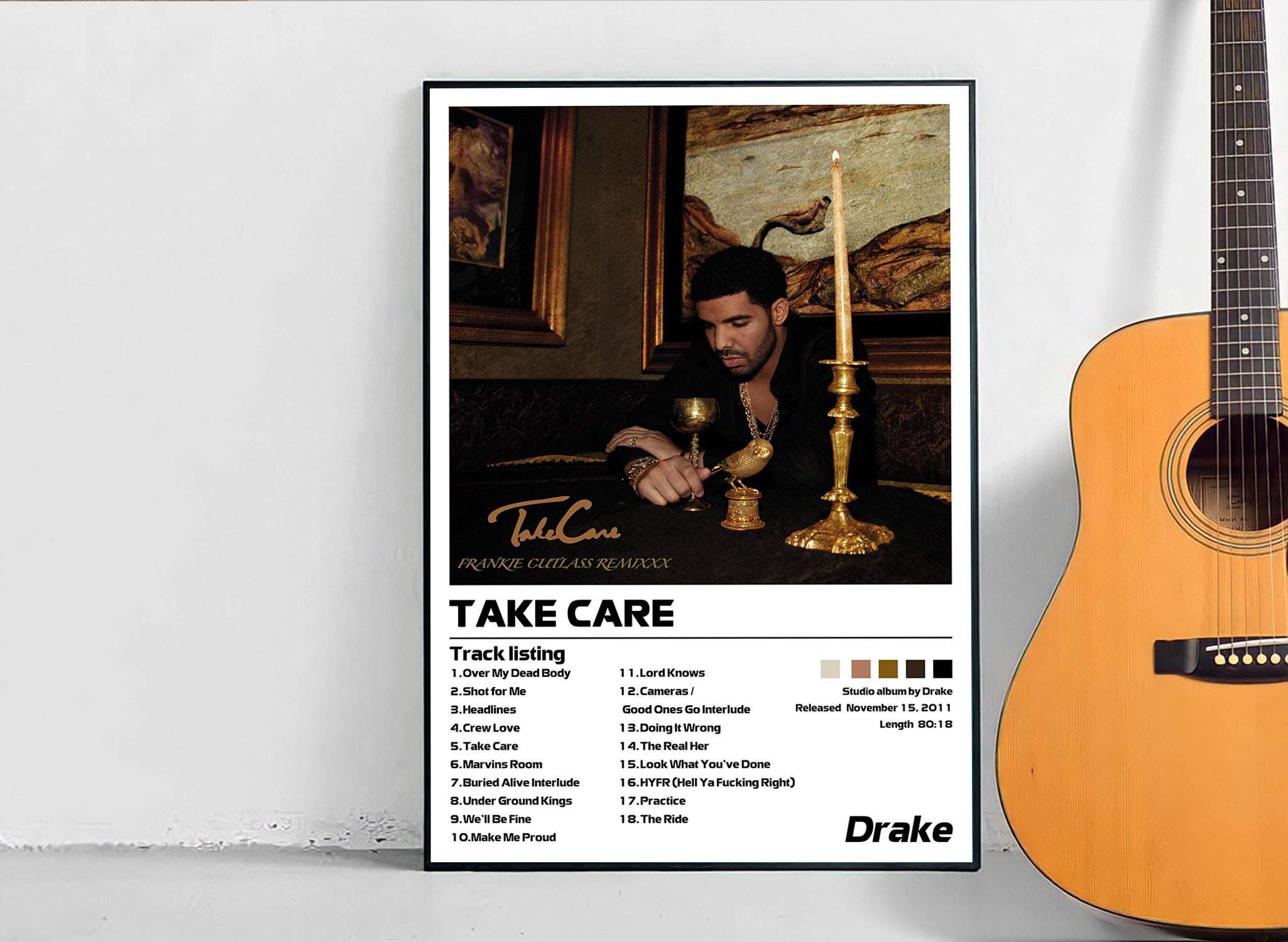 Drake - Take Care | Minimalist Album Cover Poster sold by Eduardo Ruiz ...