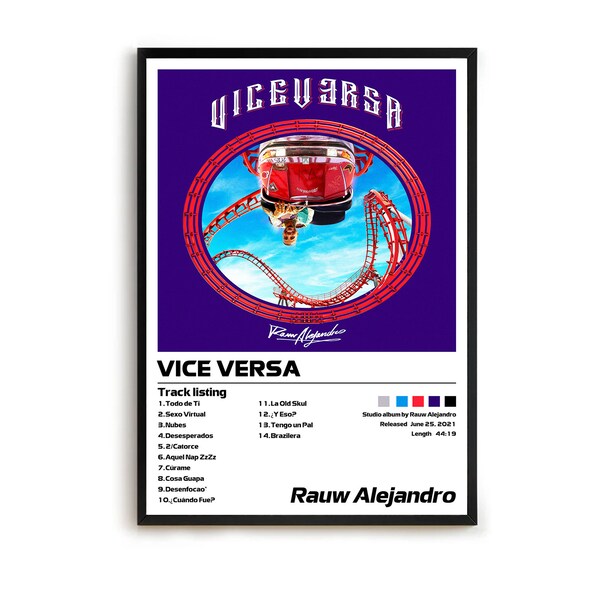 Rauw Alejandro Album Poster - Etsy