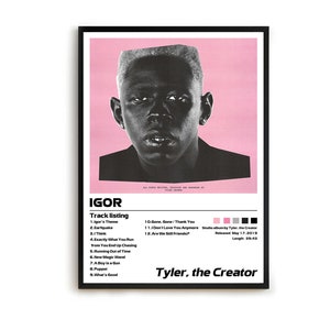 Tyler the Creator Igor Minimalist Album Cover Poster - Etsy
