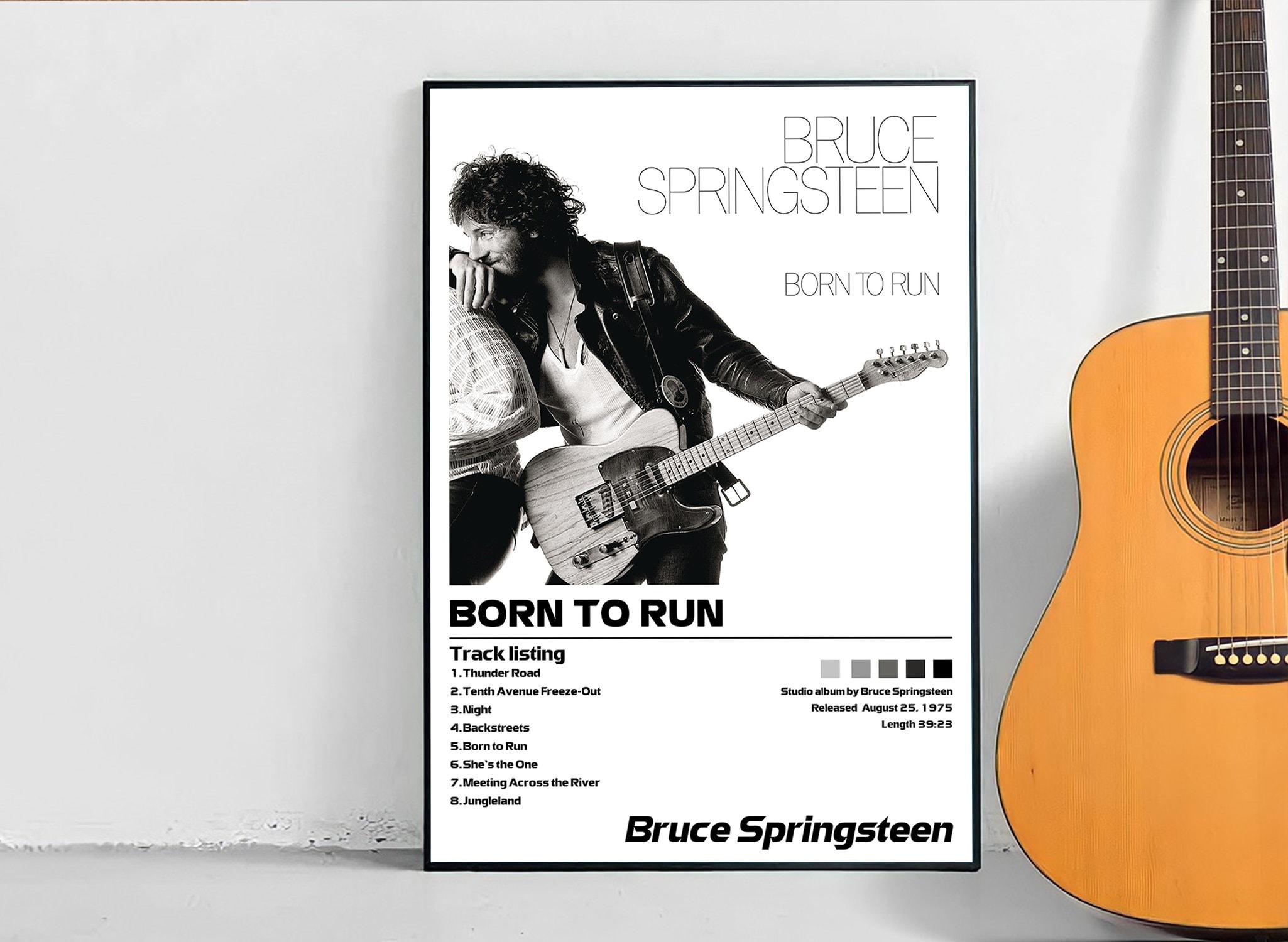 Bruce Springsteen Born To Run Poster